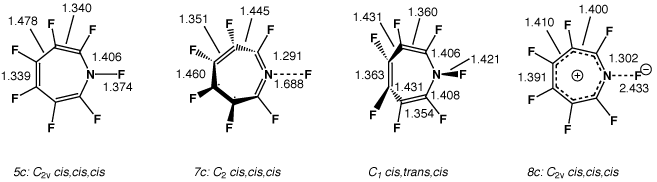 Möbius Aromatic Forms of 8-pi Electron heteropines.