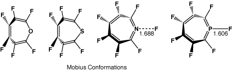 Möbius Aromatic Forms of 8-pi Electron heteropines.