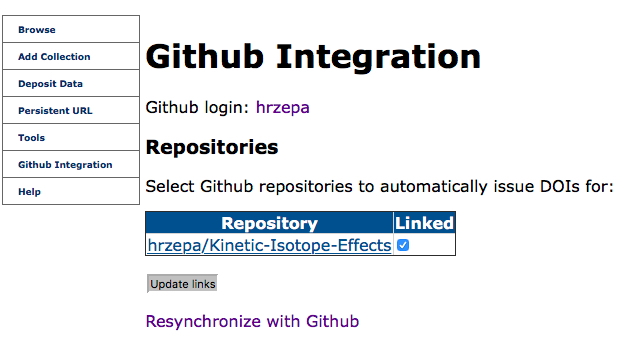 Github integration